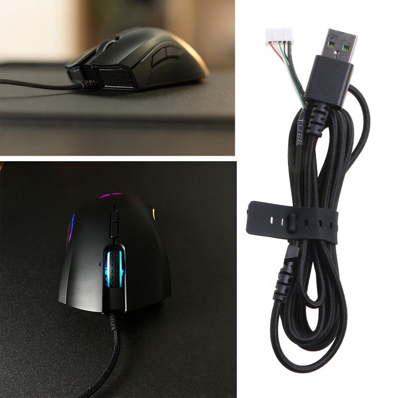 1.8m USB Mouse Cable Mice Data Line Wire Replacement for Razer Mouse | eBay