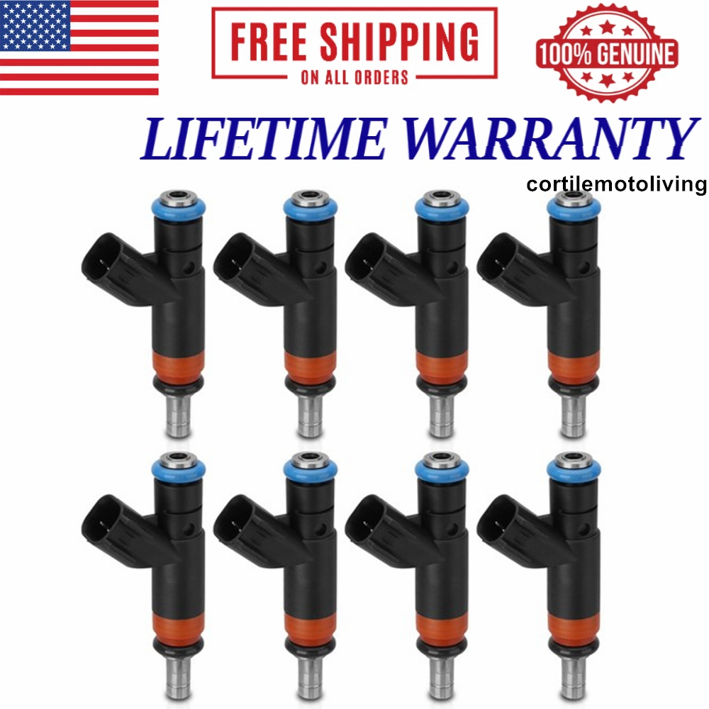 Set 8 OE Fuel Injectors For Dodge Jeep Ram Chrysler Hemi 5.7L 6.1L ...