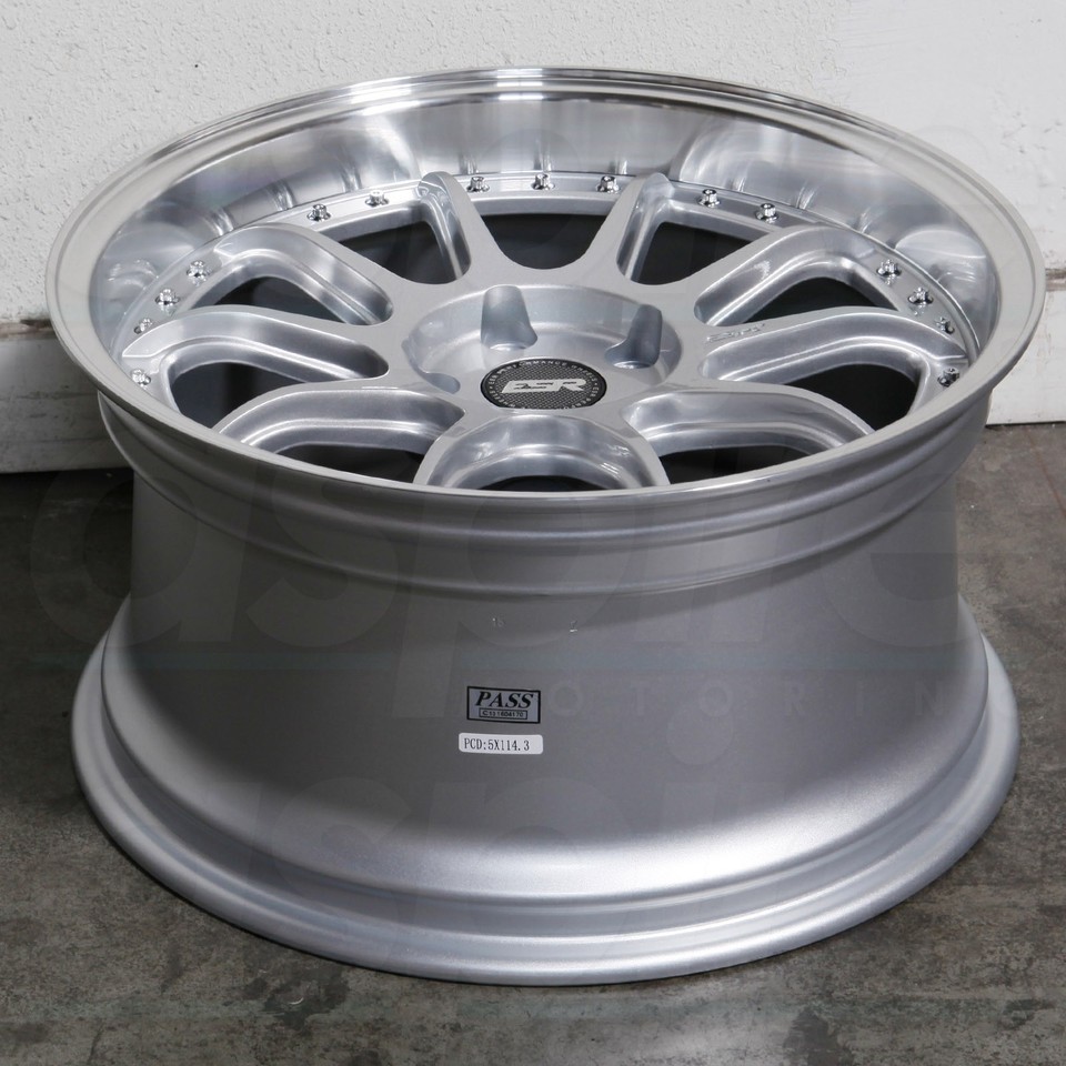 4-New 19" ESR CS12 Wheels 19x8.5/19x9.5 5x120 30/35 Hyper Silver ...