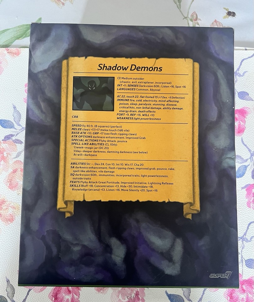 Dungeons & Dragons Shadow Demons Action Figure Set 2024 Super7 88768 840049887688| eBay