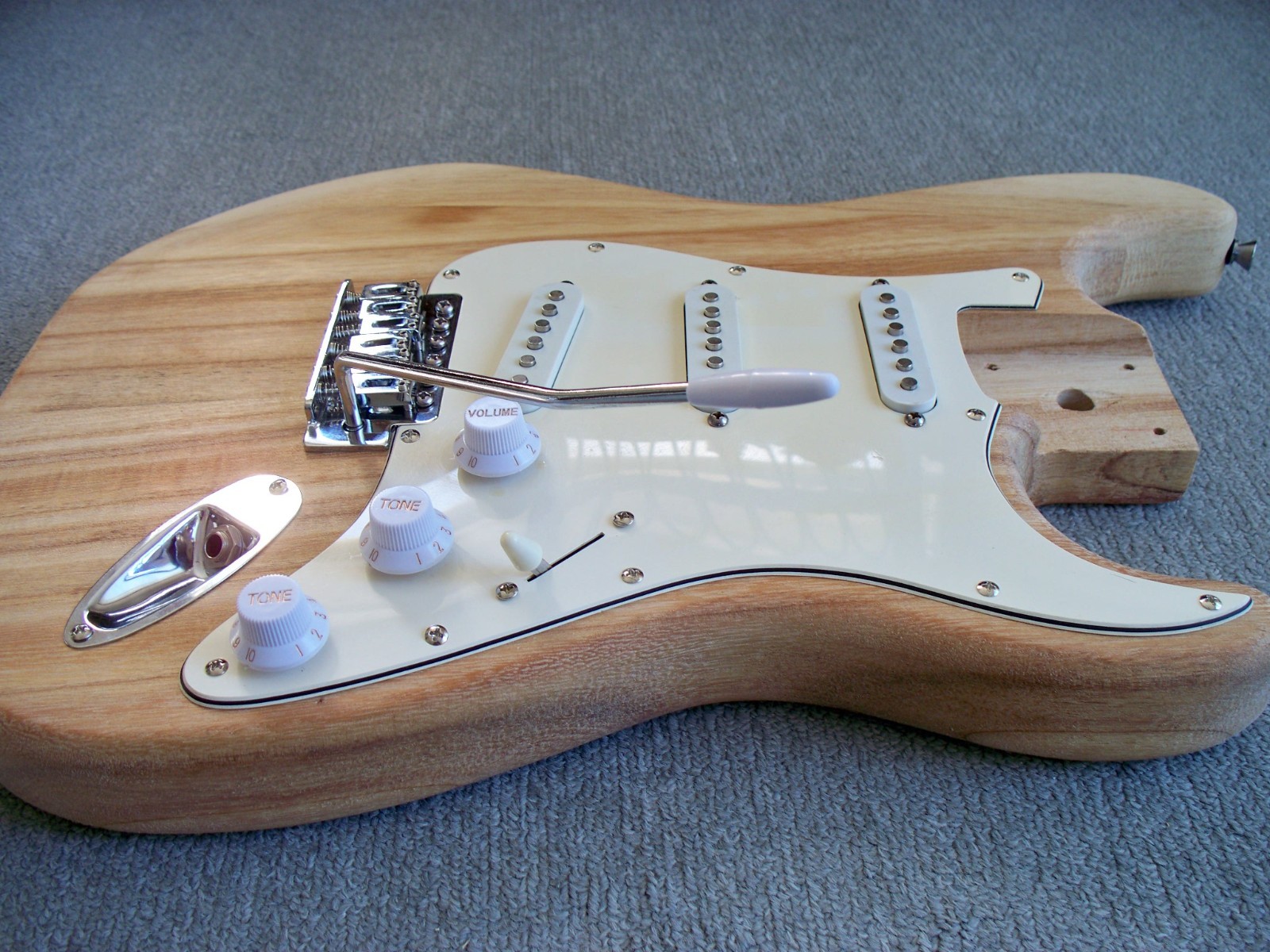 New Loaded Stratocaster Style Body Natural Finished Strat Body | eBay