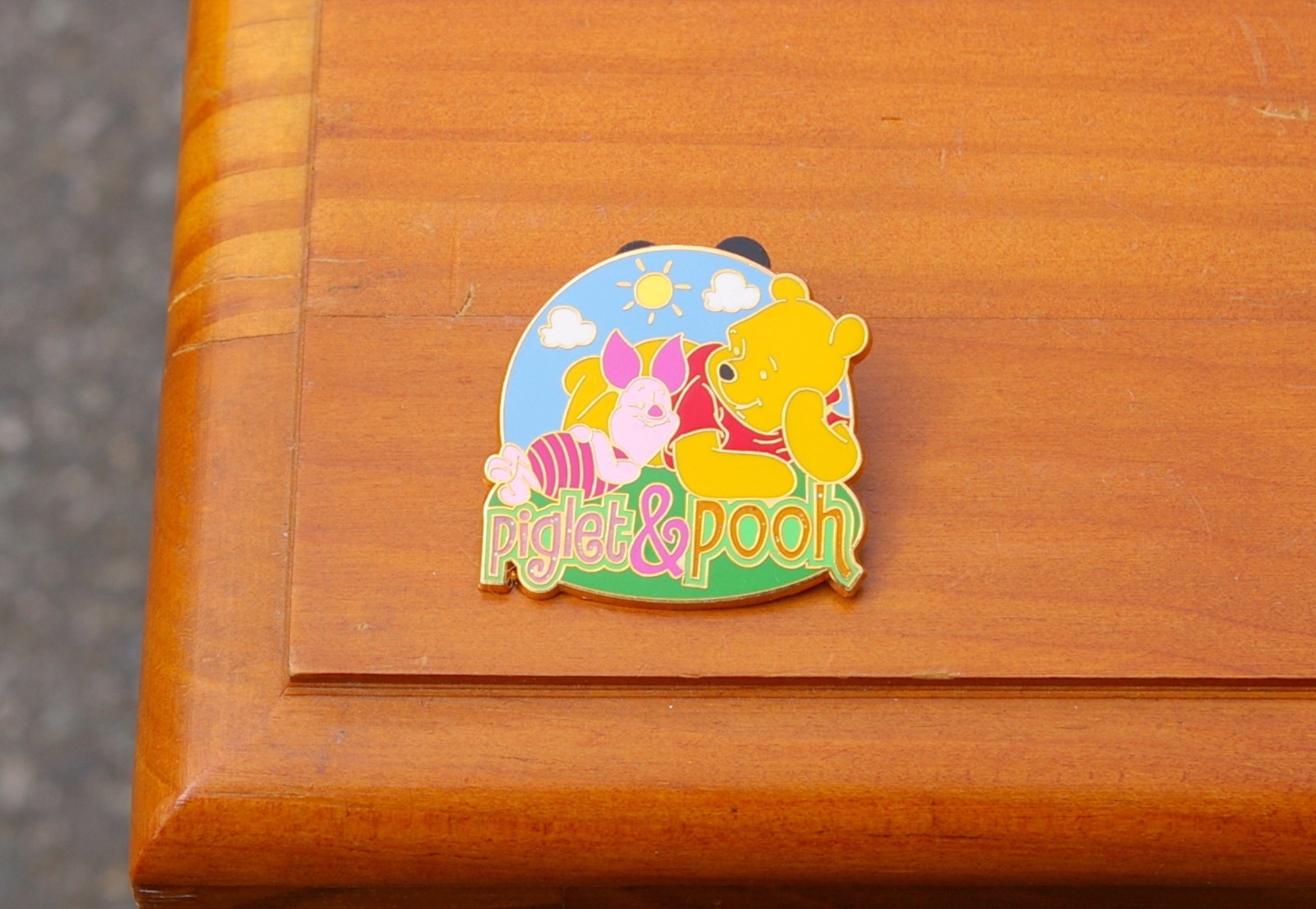 Piglet & Winnie The Pooh 2007 Walt Disney Metal Enamel Lapel Pin ...