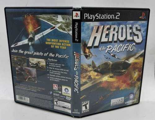 Sony Playstation 2 PS2 Heroes of the Pacific Video Game Airplane War ...