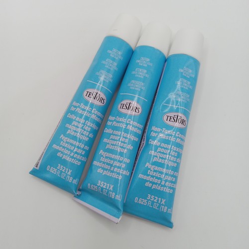 Testors Non-Toxic Cement Model Glue- x3 tubes | eBay