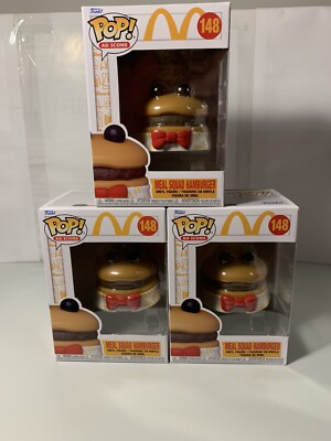 FUNKO POP ! 3 MEAL SQUAD HAMBURGER 148 POP AD ICONS TB14 3 New | eBay