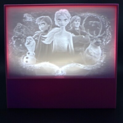 Frozen Novelty Lamp | Light Lithophane 3D Elsa Olaf Wow3D Movie ...