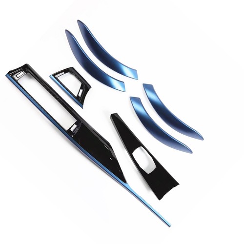 7pcs Dashboard Cover Door Panel Trim Decor Kit For BMW F30 F31 F34 ...