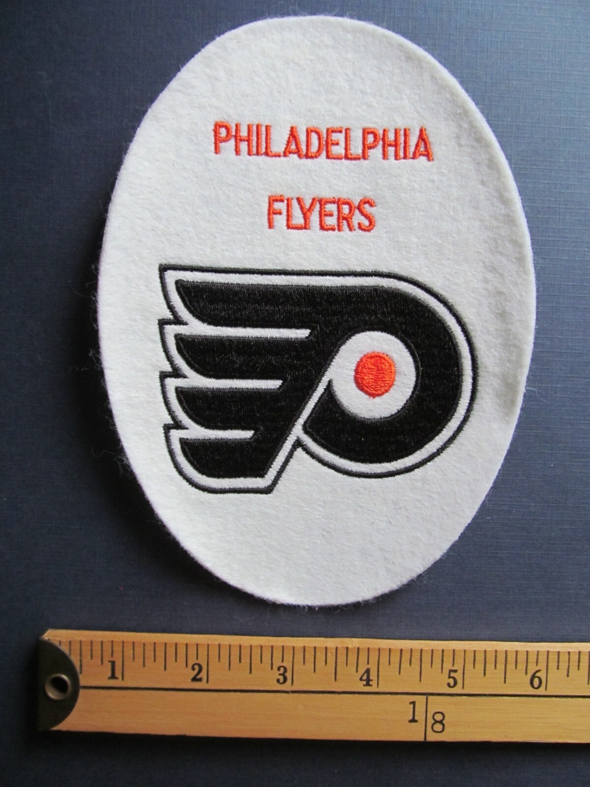 1 RARE 80s VARSITY STYLE NHL PHILADELPHIA FLYERS HOCKEY LOGO PATCH ...