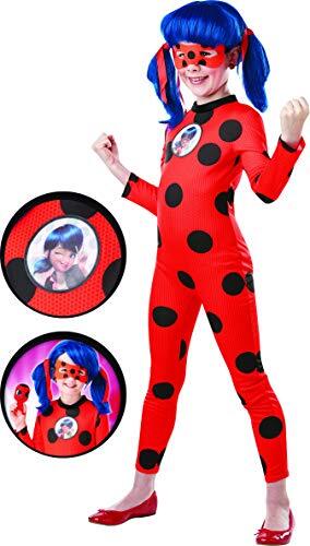 Rubie's Official Miraculous Ladybug Deluxe Childs Costume and Eye mask ...