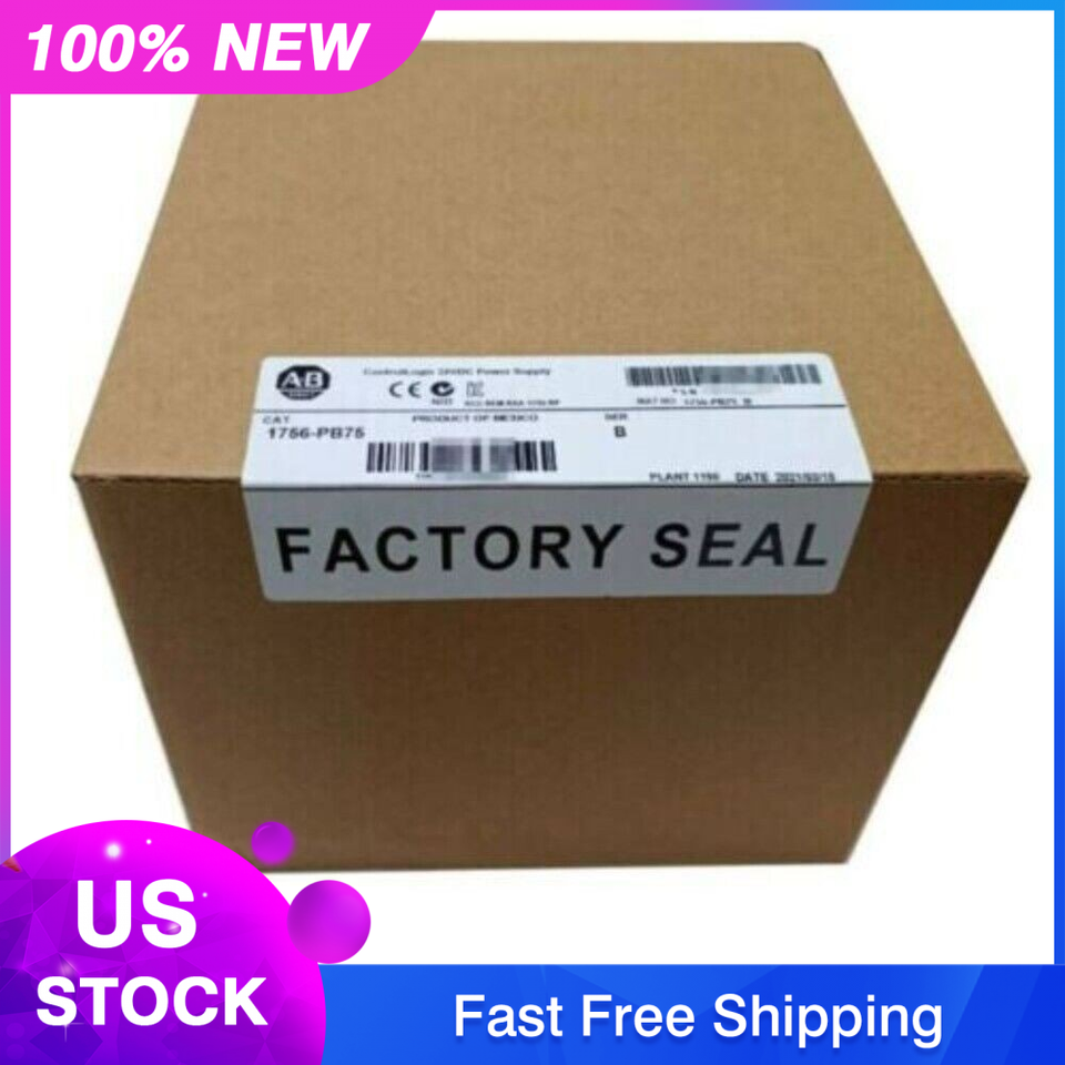 AB 1756-PB75 Factory Sealed SER B ControlLogix 24V DC Power Supply US ...