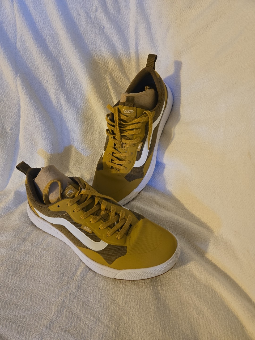 Vans UltraRange Exo Mustard Gold True White Shoes Sne… - Gem