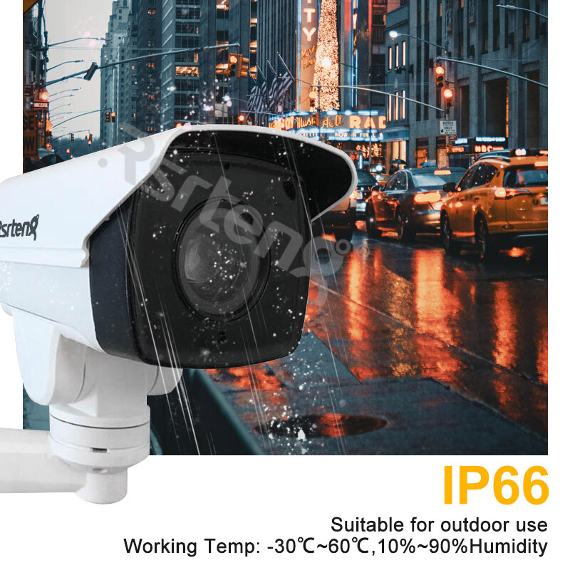 Rsrteng 5MP 10x Optical Zoom Bullet PTZ Security Camera 4.7-47mm lens IR80 PoE | eBay