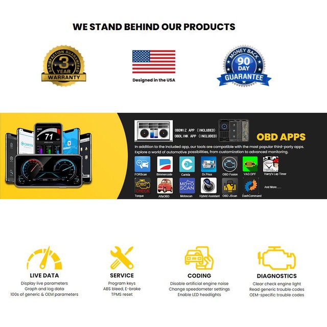 OBDLink MX Bluetooth Obd2 Scanner Trip-logger and Vehicle Data Monitor ...