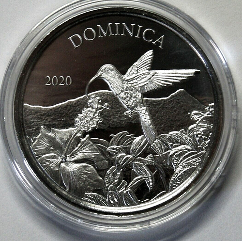2020 Dominica Hummingbird 1 oz $2 .999 Fine Silver BU Coin. | eBay