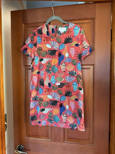 Corey Lynn Carter Sea Shell Dress Petite Small- Anthropologie | eBay