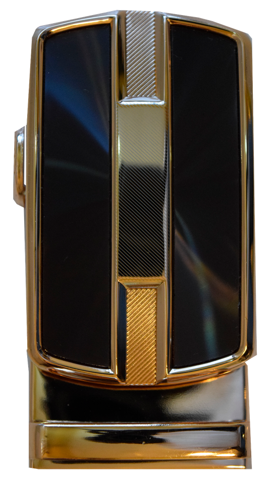 Men’s belt Buckle. self locking belt buckle, Gold and Brown New Belt ...
