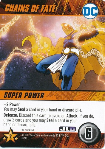 CHAINS OF FATE DC Comics Deck Building Game card JUSTICE LEAGUE DARK ...