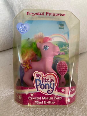 MY LITTLE PONY Crystal Design Pony Wind Drifter, New, Hasbro Vintage ...