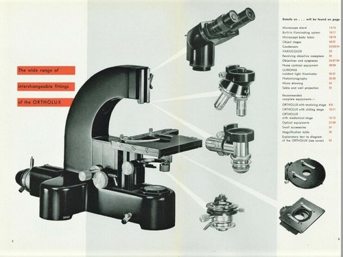 Leitz Ortholux Microscope Interchangeable Accessories Manual on CD | eBay