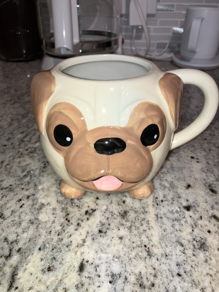 Sheffield Home Ceramic Dog Pug Mug from The Critter Collection | eBay