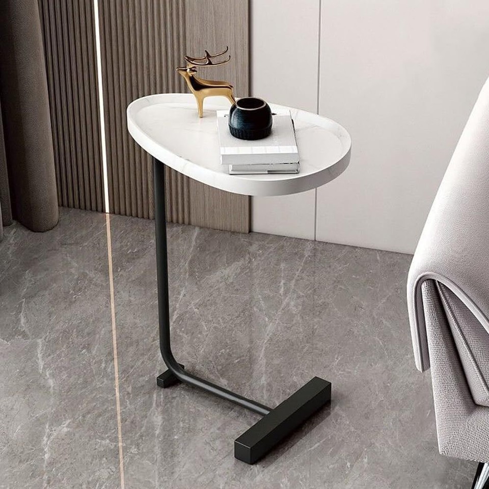 C-Shape Sofa Side Table Couch Laptop End Table Coffee Tea Snack Desk ...