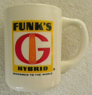Vintage Funks G Hybrid MUG, Funk's Seedsmen to the World, Seed Corn Cup ...