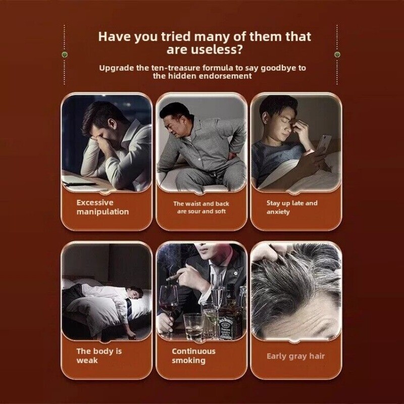 100% Original Ginseng Ten Treasure Tea,Ginseng Health Tea Shibao Tea ...