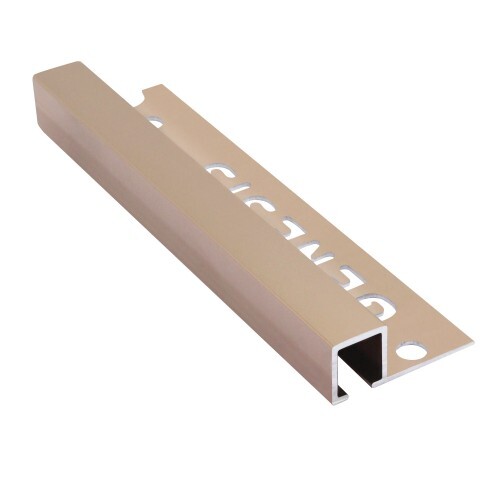 Genesis TDP Square/Box/Cube Tile Trim 2.5m x 5 in 10 or 12mm various ...