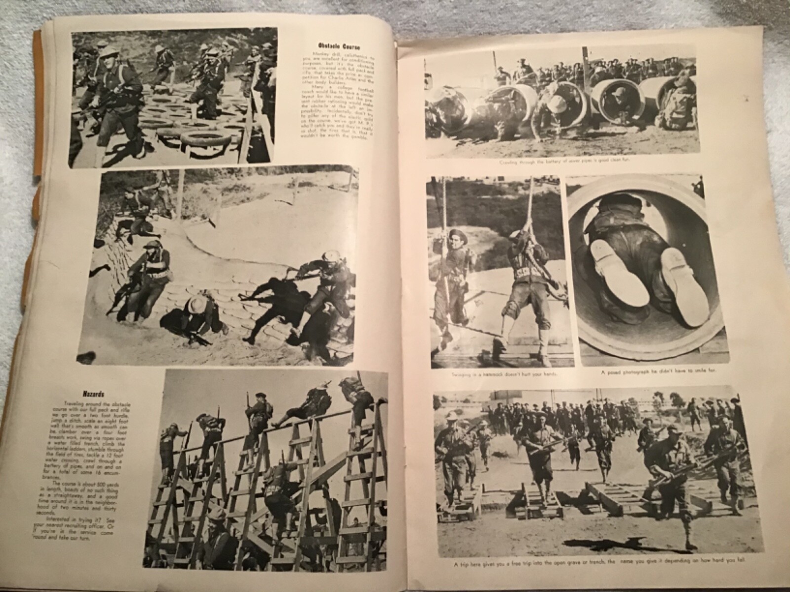 1942 Camp Callan Pictorial Review Oozlefinch US Army Anti-Aircraft ...