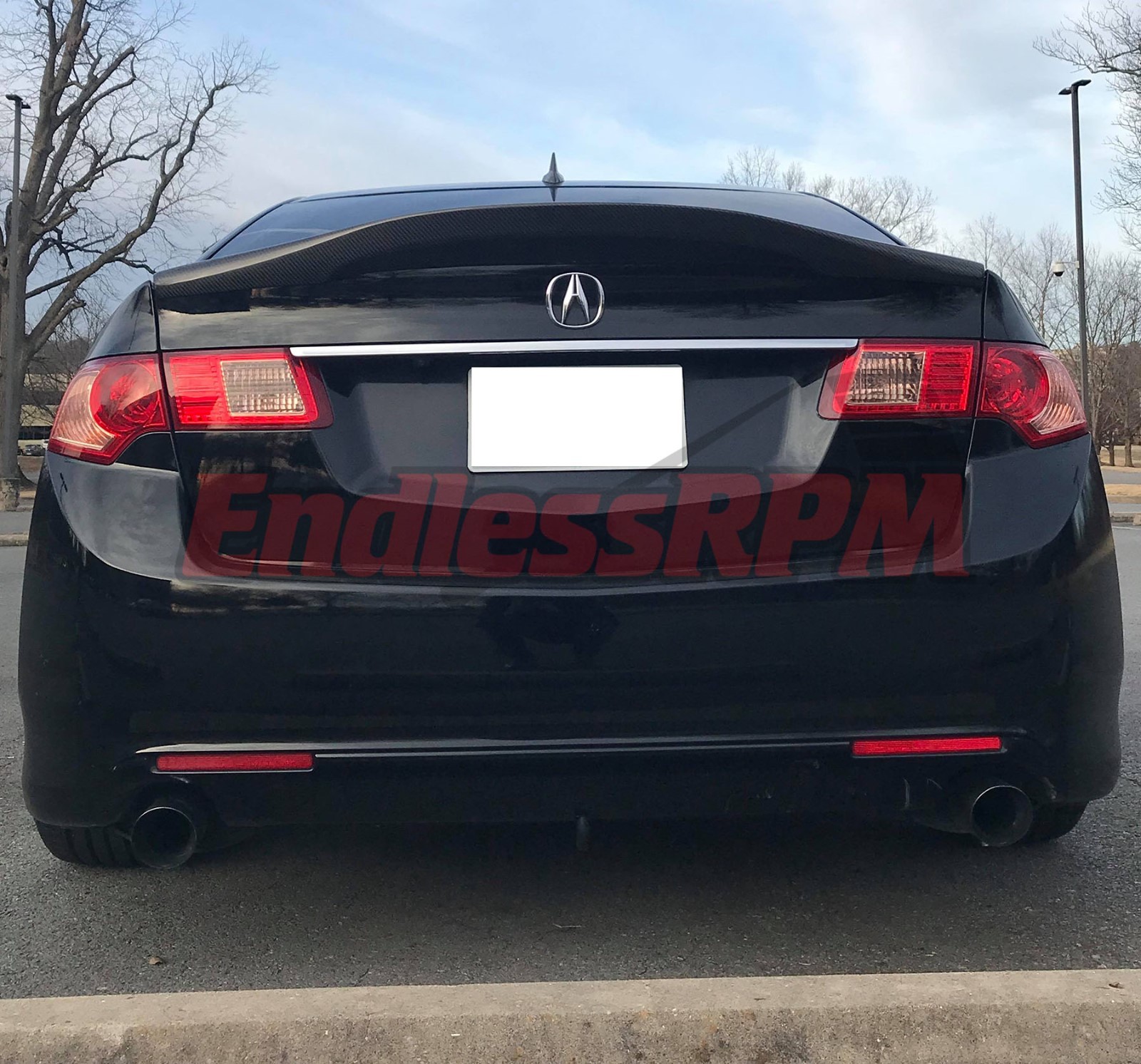 Acura TSX CU2 DuckLip Trunk Spoiler Lip - Carbon Fiber - 2009-2014 | eBay