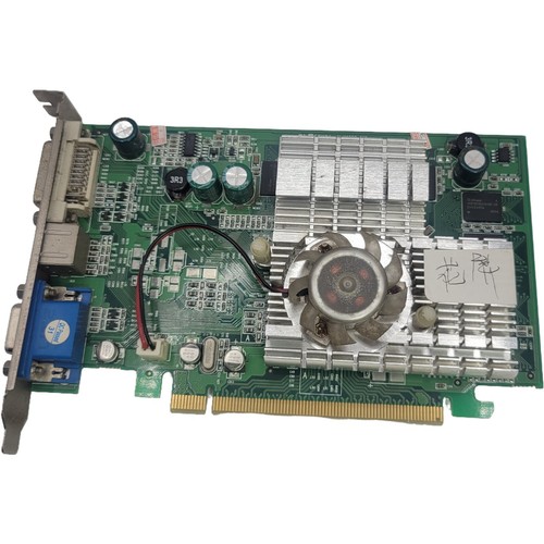 1pc used PCI graphics card X550 256MB 128BIT TV+DVI And VGA | eBay
