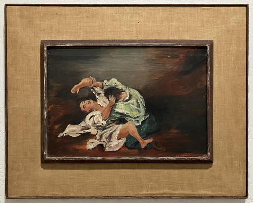 WPA Era Oil Painting ~ WILLIAM GROPPER ~ 1930s Social Realism Framed ...