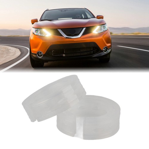 Hot 2pc Transparent Car Shock Absorber Retainer TPE Spring Buffer Power ...