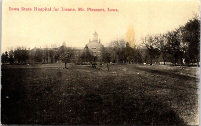 Postcard Mount Pleasant State Hospital Insane Asylum Iowa D58 | eBay