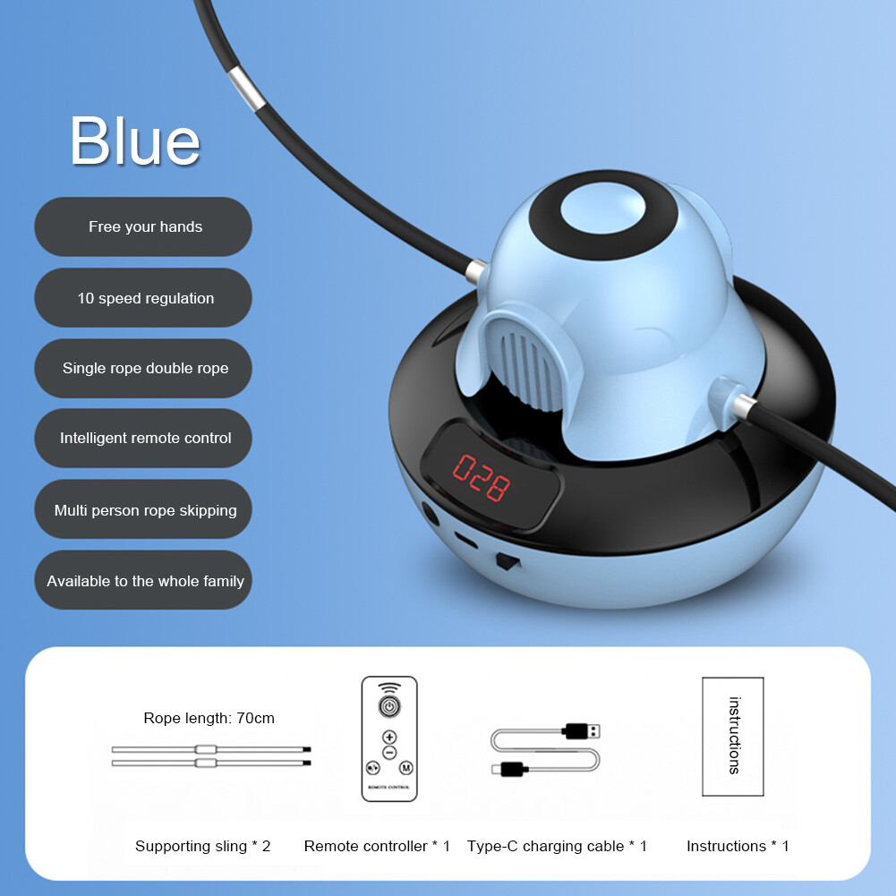 Jump Rope Machine Workout Training Fitness Equipment Electric Jump Rope ...