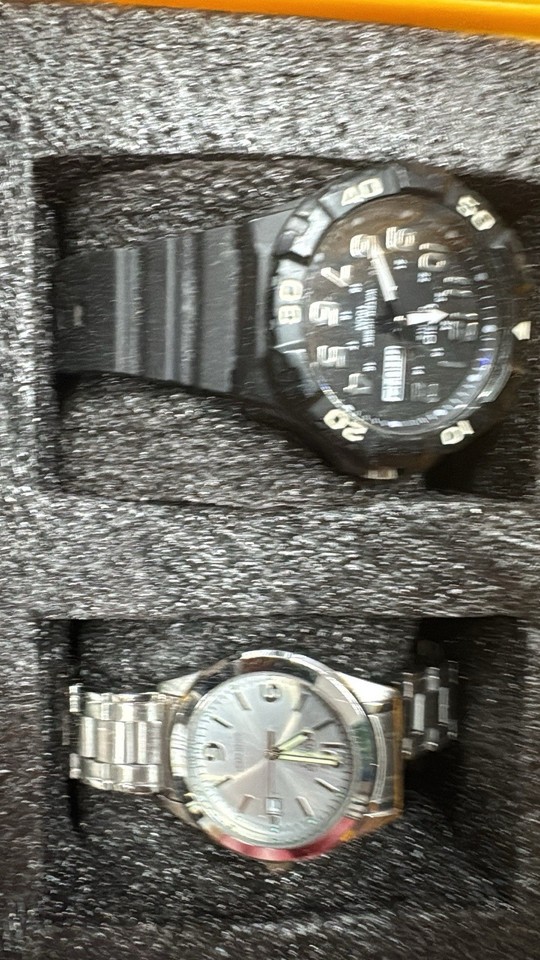 Lot Of Watches Mix If Various Watch’s Invicta Casio 8 Slot Case Yellow ...