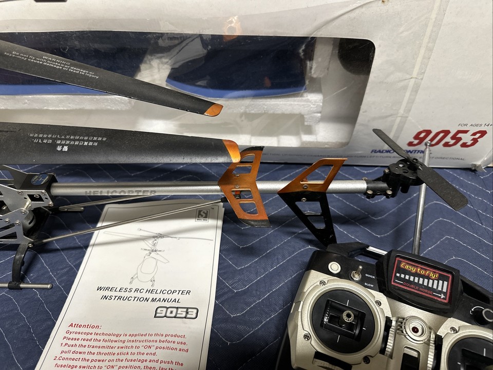 Double Horse Radio Controlled HELICOPTER 9053 FOR PARTS Only | eBay