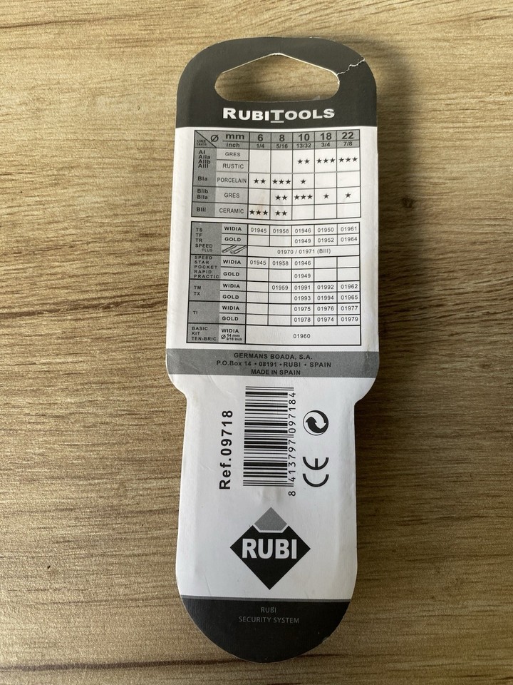 Rubi 10mm Tile Scoring Wheel Compatible With TS TR TF Professional ...