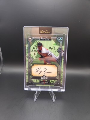 KY BUSH 2024 Wild Card 5 Card Draw GREEN Foil AUTO 3/3 Chicago White ...