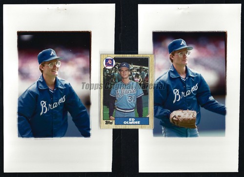 Ed Olwine Braves 1987 Topps Original Extra Photos 5x8 Vault Archives ...