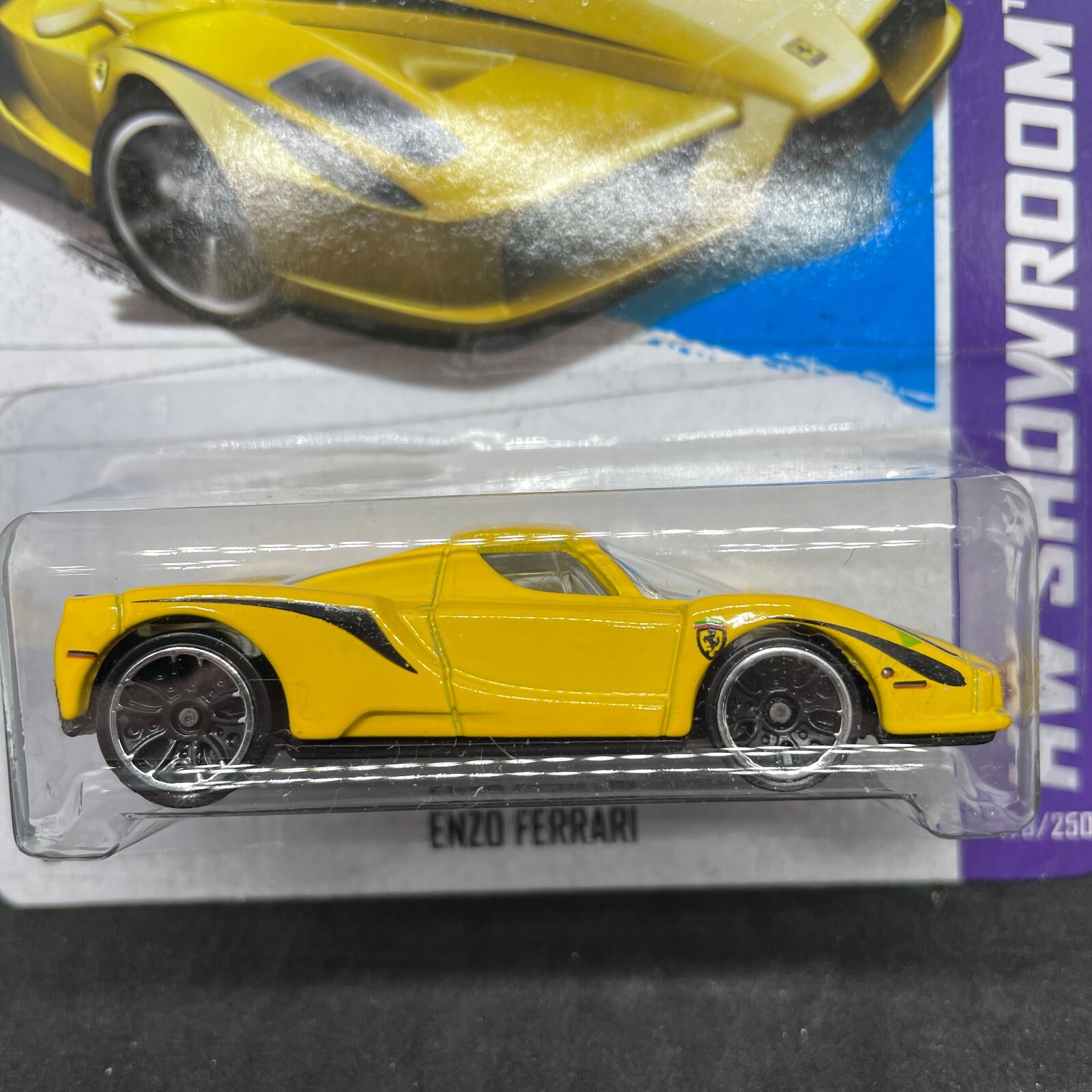 2013 HOT WHEELS YELLOW ENZO FERRARI, HW SHOWROOM / HW ALL STARS, HW ...