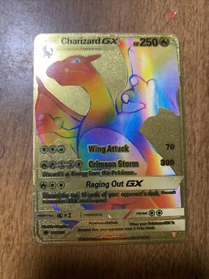 Rainbow Charizard Gx, Wild Flame Charizard, Charizard Black Vmax, Gold ...