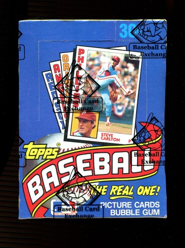 1984 Topps Baseball Box Unopened 36 Packs BBCE FASC MINT | eBay