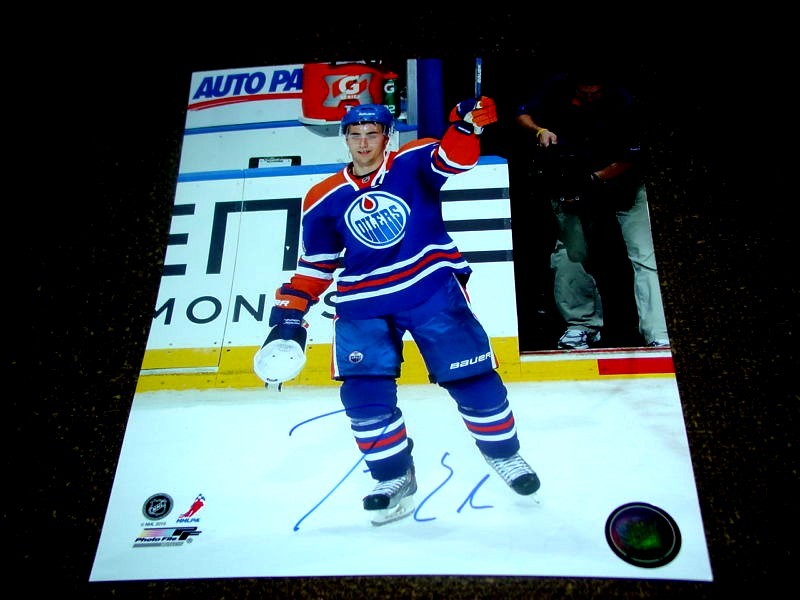 Jordan Eberle Edmonton Oiler Autographed 8x10 Photo w/COA | eBay