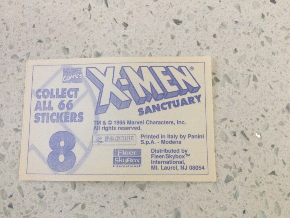1996 X-Men Sanctuary Stickers #8 STORM VINTAGE PANINI FLEER SKYBOX | eBay