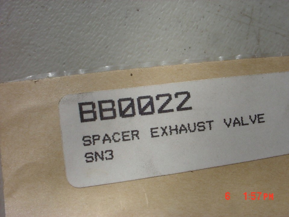 SENCO PART # BB0022 Spacer Exhaust Valve SN3 | eBay