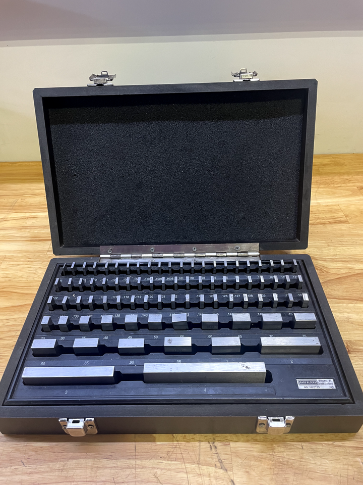 SPi Gage Blocks: 81 Count Range from .05" to 4", Economy Grade, no ...