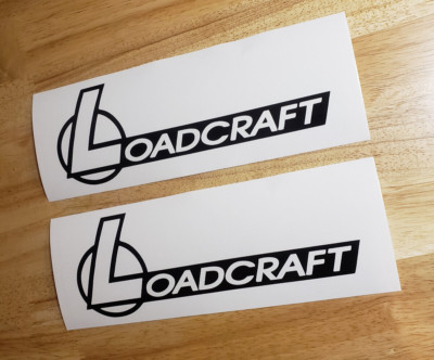 load craft trailer decals Stickers 15x5.5" Gloss black fast USA | eBay