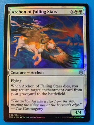 MTG 1x FOIL Archon of Falling Stars Theros Beyond Death Magic Gathering ...