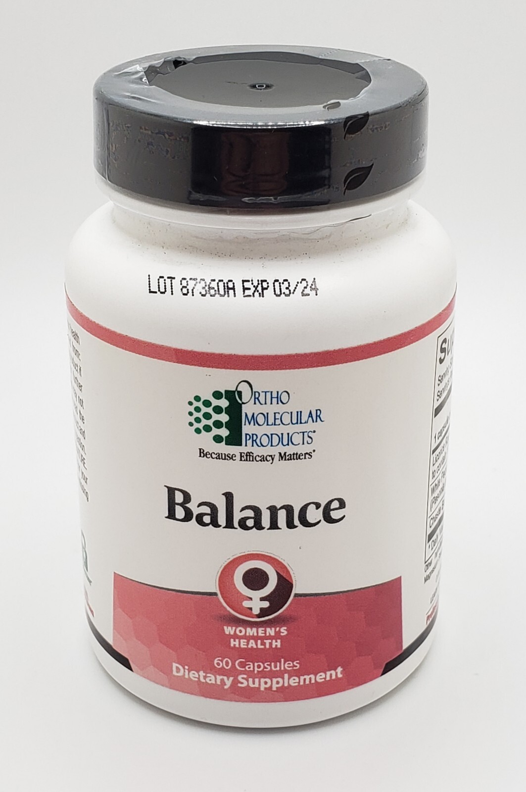 Ortho Molecular Balance 60 Capsules (OM578060) for sale online | eBay